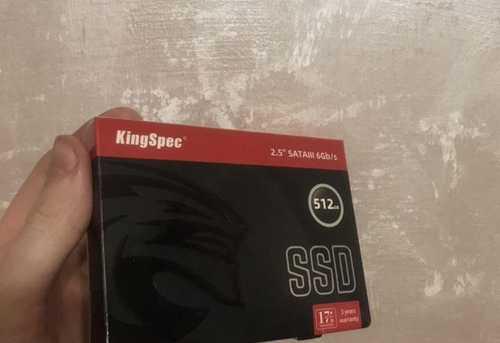 SSD накопитель kingspec P3-512 512гб, 2.5"