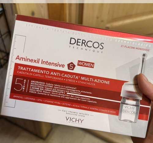 Vichy dercos aminexil intensive 5 ампулы