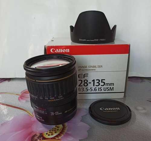 Обьектив Canon EF 28-135 mm полный кадр