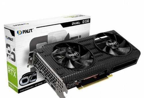 Видеокарта Palit RTX 3060Ti 8GB dual OC NE6306TS19