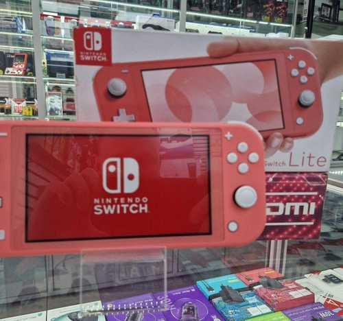 Nintendo Switch lite розовый 32Gb