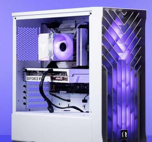 Игровой пк chaotic device385 RTX 4060Ti 8GB NEW Ryzen 5 7500F Phanteks magniumgear NEO Air 2 White