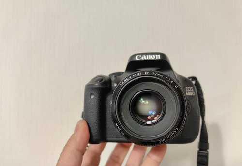 Canon 600D 50mm 1.8 2300 кадров