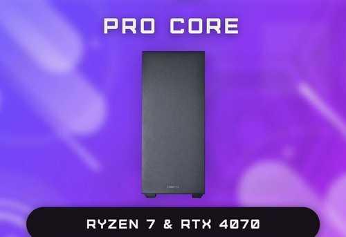 «Pro core» пк Ryzen 7\RTX 4070\32гб RAM