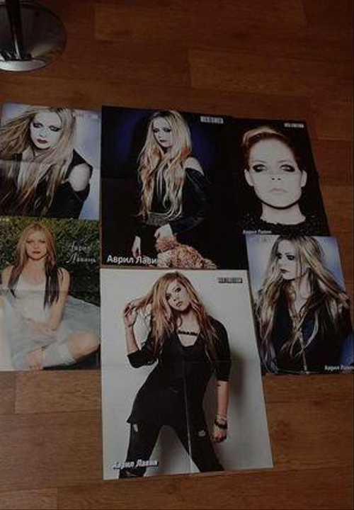 Постеры Avril Lavigne 6 шт