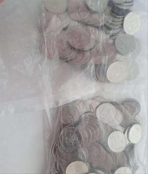 Юбилейные монеты 1 рубль, 5 рублей