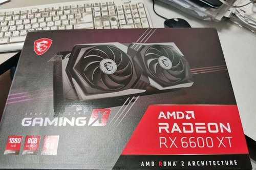 Видеокарта rx6600xt Msi GamingX