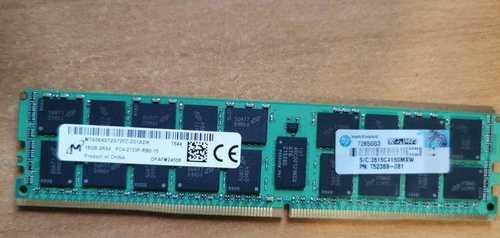 Оперативная память hpe 16gb 2133 reg ecc