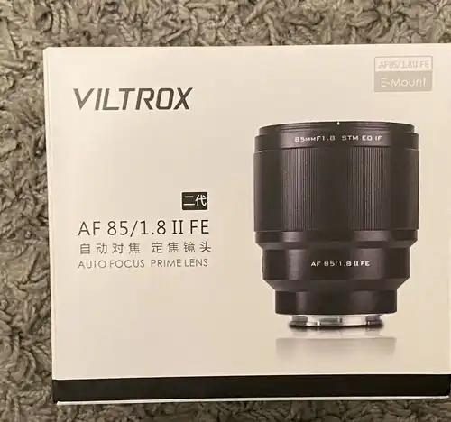 Объектив Viltrox AF 85mm f/1.8 FE II Sony E Новый