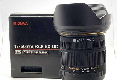 Объектив Sigma 17-50mm f2.8 для Nikon