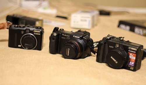 Коллекция фотоаппаратов Canon Power shot