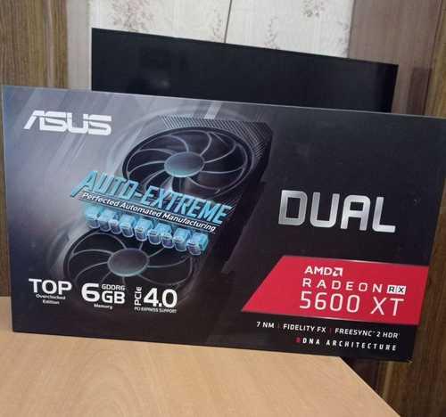 Видеокарта asus AMD Radeon RX 5600 XT dual EVO OC