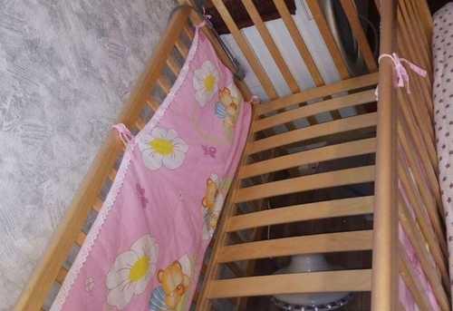 Детская кровать для новорожденных