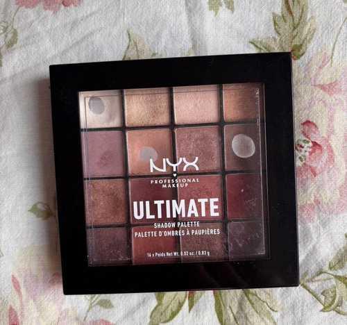 Плетка NYX ultimate shadow 16 цв годен до 02.2024г