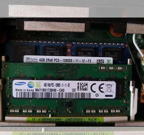 Память для ноутбука so-dimm ddr3 8 гиг, 2х4 гиг