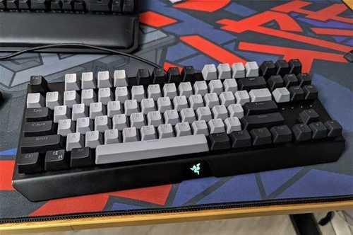 Razer Blackwidow X TE + dark project KS-14 кейкапы