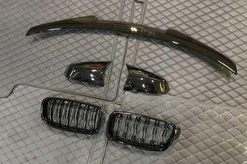 Ноздри, спойлер М4 и крышки зеркал BMW 3 F30/F31