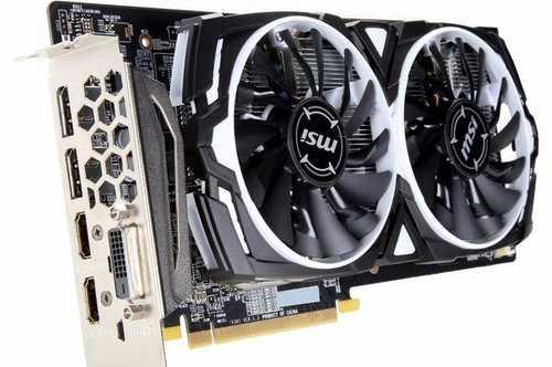 Видеокарта MSI GeForce GTX 1060 armor OC 6Gb