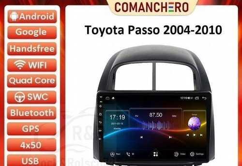 Магнитола Toyota Passo 2004-2010 Android