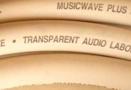 Transparent musicwave plus кабель акустический