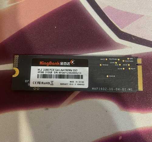 Ssd m2 nvme 512gb KingBank