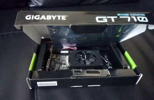 Видеокарта gigabite geforce GT710 2GB