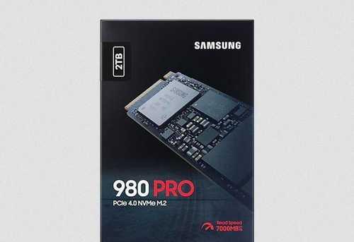 SSD Samsung 980 PRO 2 тб M.2 2280 новый