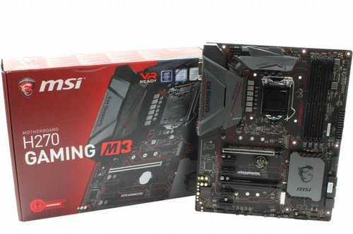 MSI h270 gaming m3 + Intel Core i5 7400