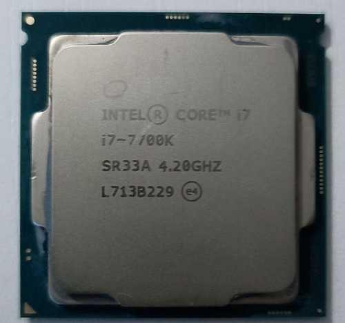 Процессор Intel Core I7 7700k LGA1151