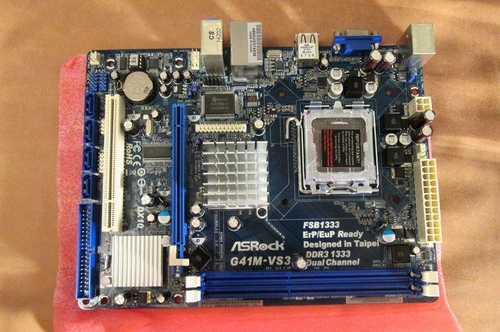 Мат плата Asrock g41m DDR3 сокет775