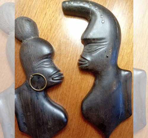 Фигурки из эбонита из Цейлона