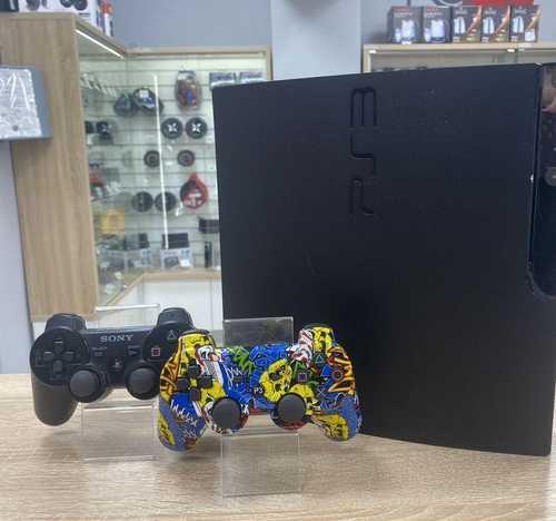 Sony Playstation 3 Slim 500 (прошитая, 300  игр)