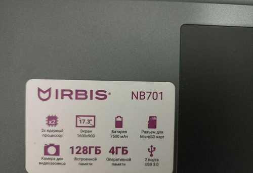 Ноутбук irbis nb 701 разбор