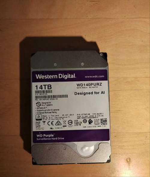 Жесткий диск Western Digital Purple 14TB