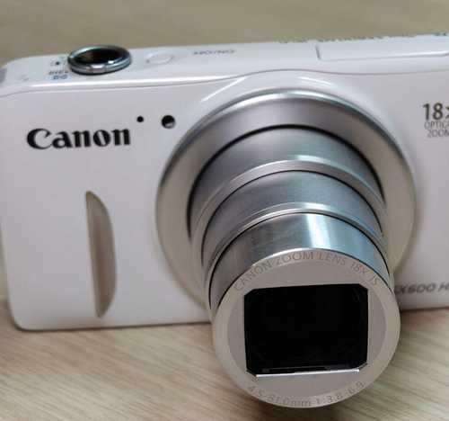 Canon PowerShot SX600 HS 18-х зум. Белый