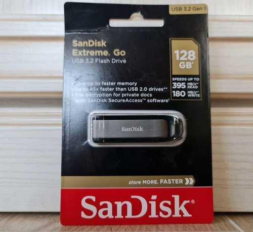 Флешка SanDisk Extreme Go 128гб, USB 3.2