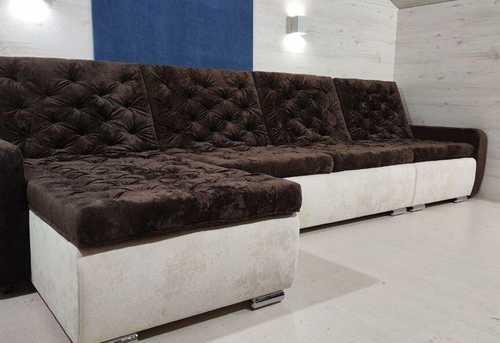Модульный диван с подлокотниками Гудвин