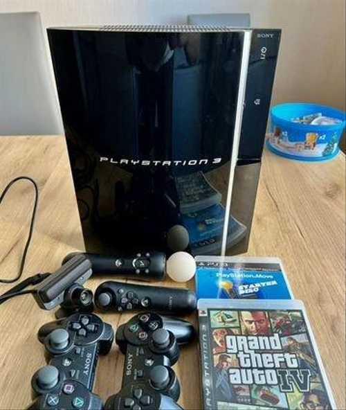PlayStation 3 PS3 3.55 + PS move + GTA4