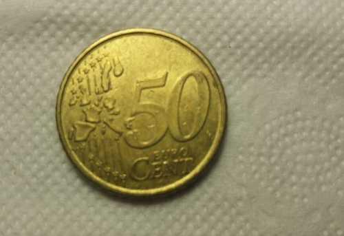 50 евроцентов 1999г. Бельгия
