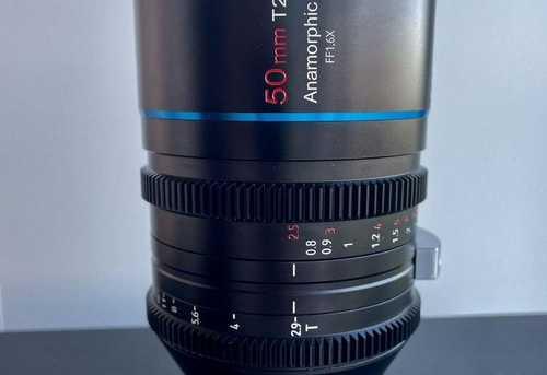 Объектив Sirui Anamorphic 50mm T2.9 1.6x