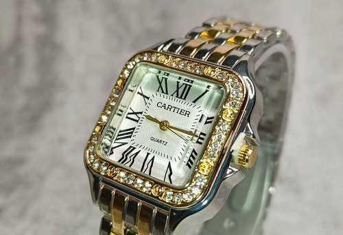 Наручные часы женские Cartier с белым циферблатом