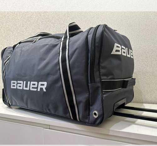 Хоккейный баул на колесах Bauer 34 дюйма серый