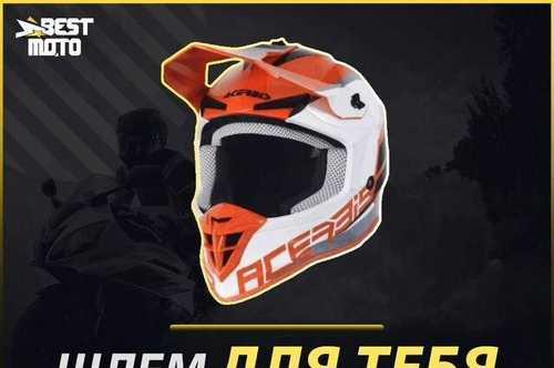 Шлем Acerbis linear Orange/White