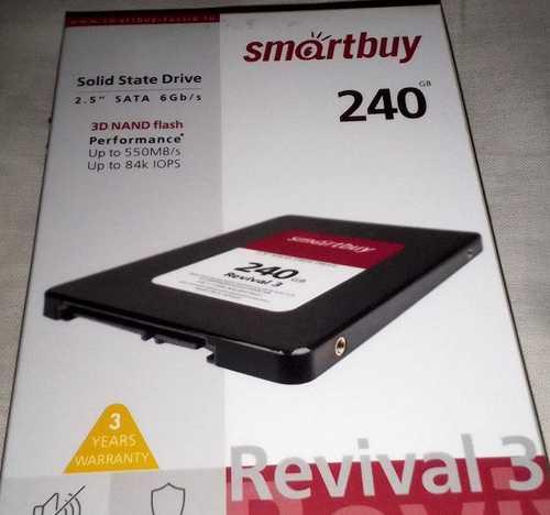 Новый ssd 240 gb smartbuy