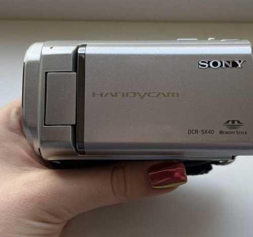 Видеокамера sony handycam dcr-sx40