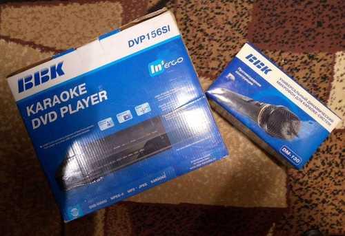 DVD плеер BBK VP-156SI + микрофон BBK DM-130