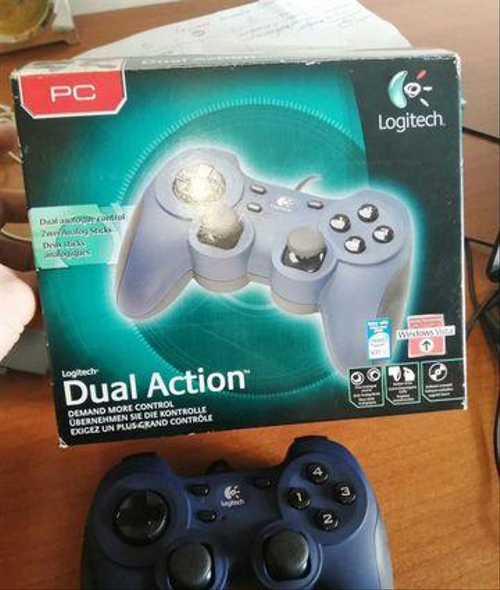 Джойстик logitech dual action