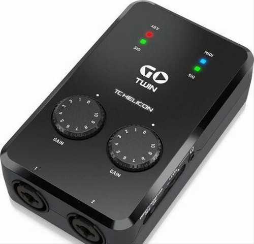 Аудиоинтрефейс TC helicon Go Twin