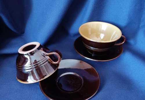 Две чайные пары Винтаж Керамика СССР