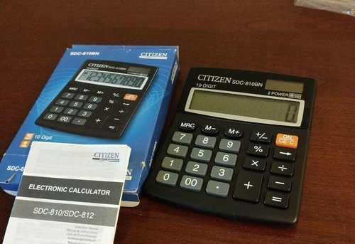 Калькулятор citizen SDC-810BN, новый